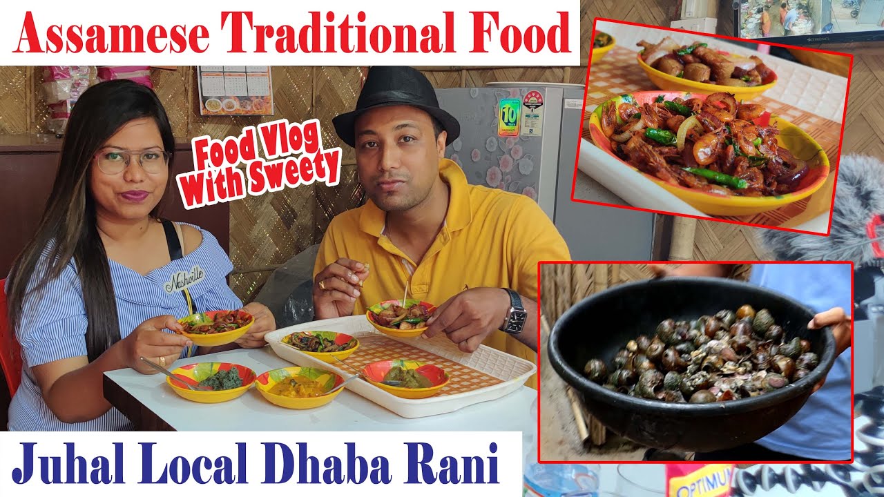 Food Vlog in Local Dhaba Rani | Assam Traditional Food | Assamese ...