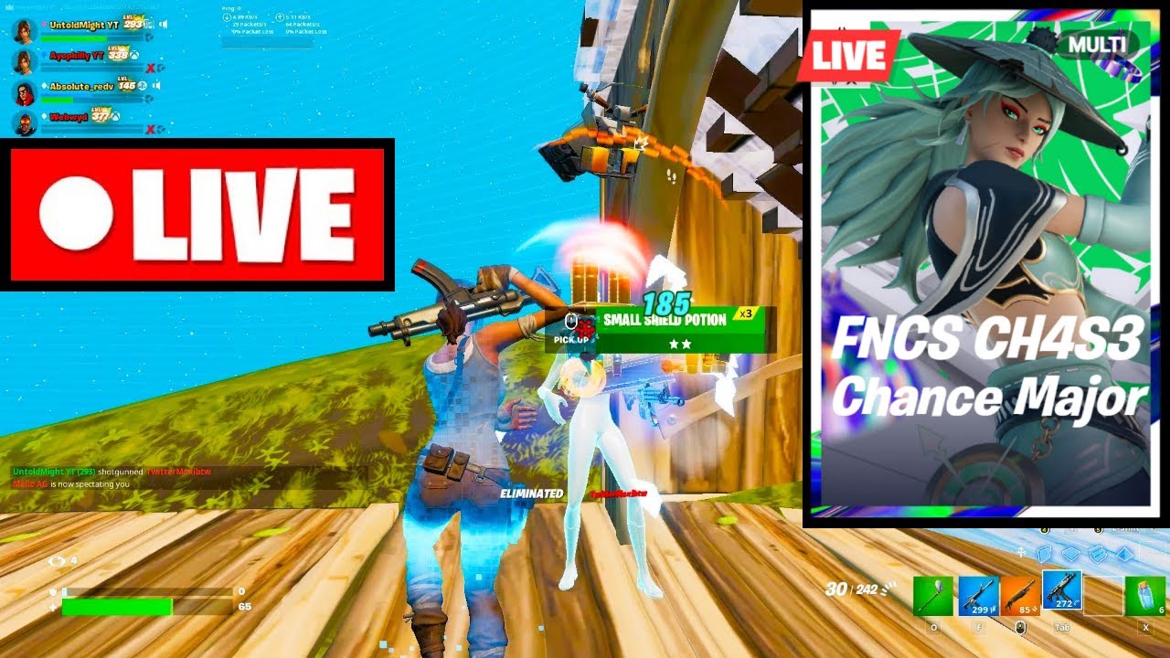 Playing NA-Central FNCS Last Chance Major with @squidguppy2668 | !focus ...