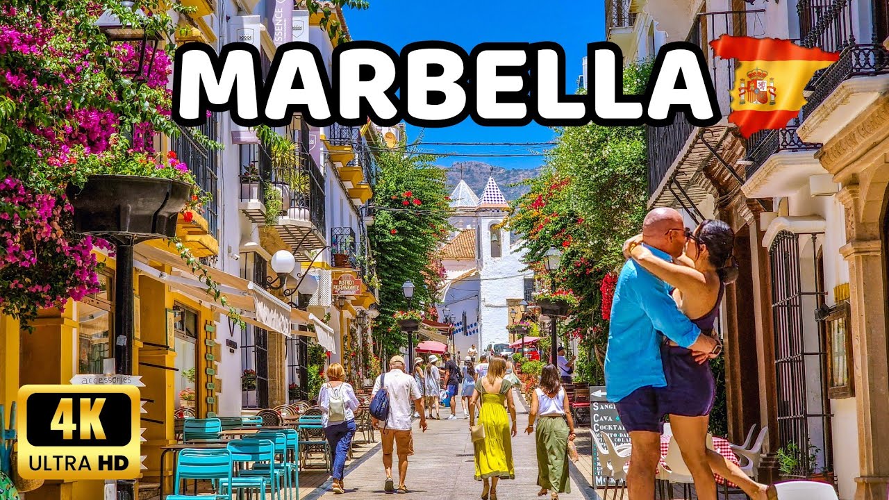 🇪🇦[4K] MARBELLA - The Most Enchanting Beach Town in Andalucía, Spain ...