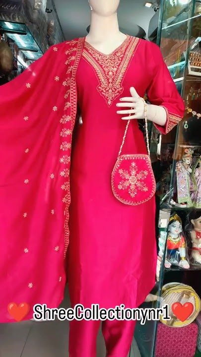 ️ Latest designer suits Full heavy work on sleaves&neck ️ Fancy purse 👛 ...