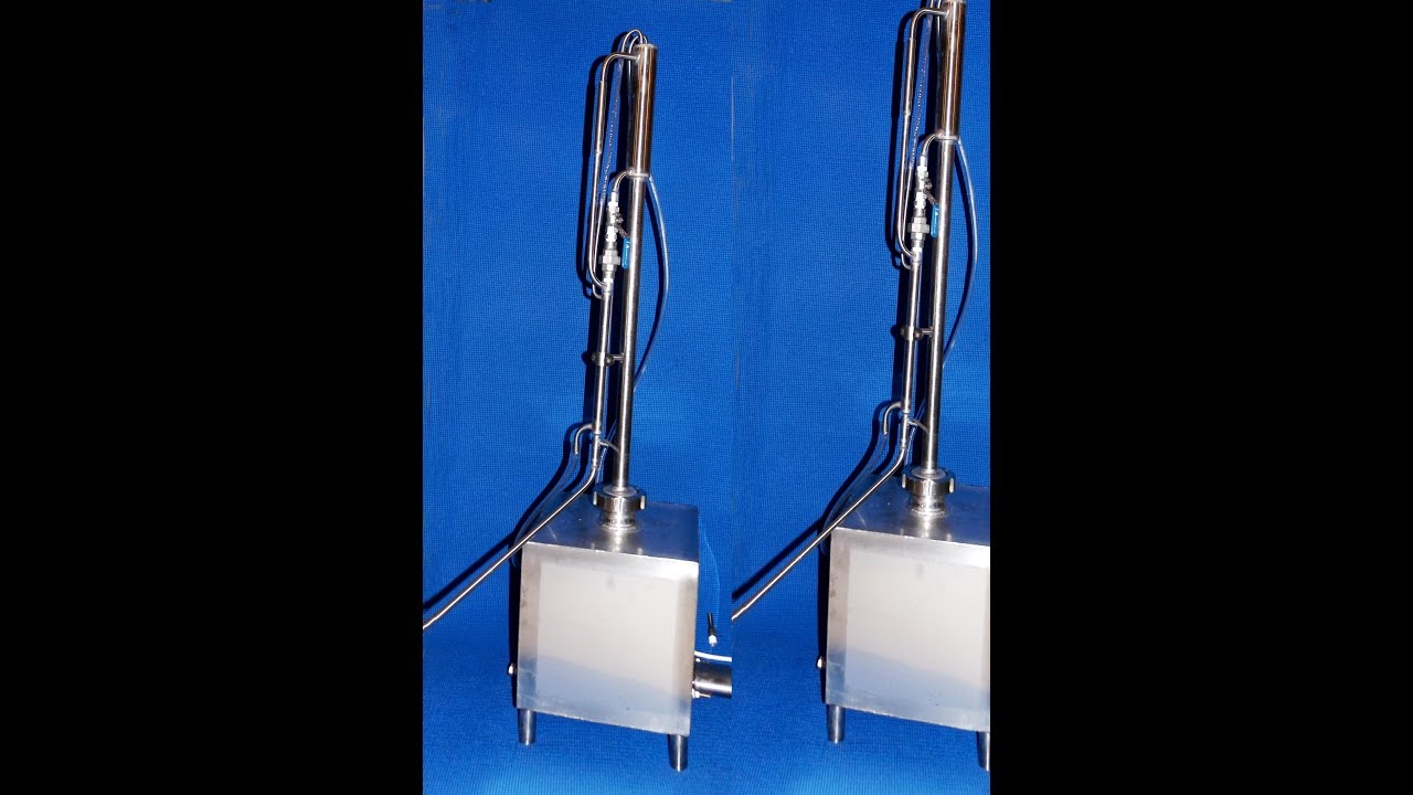 Small reflux alcohol still - YouTube