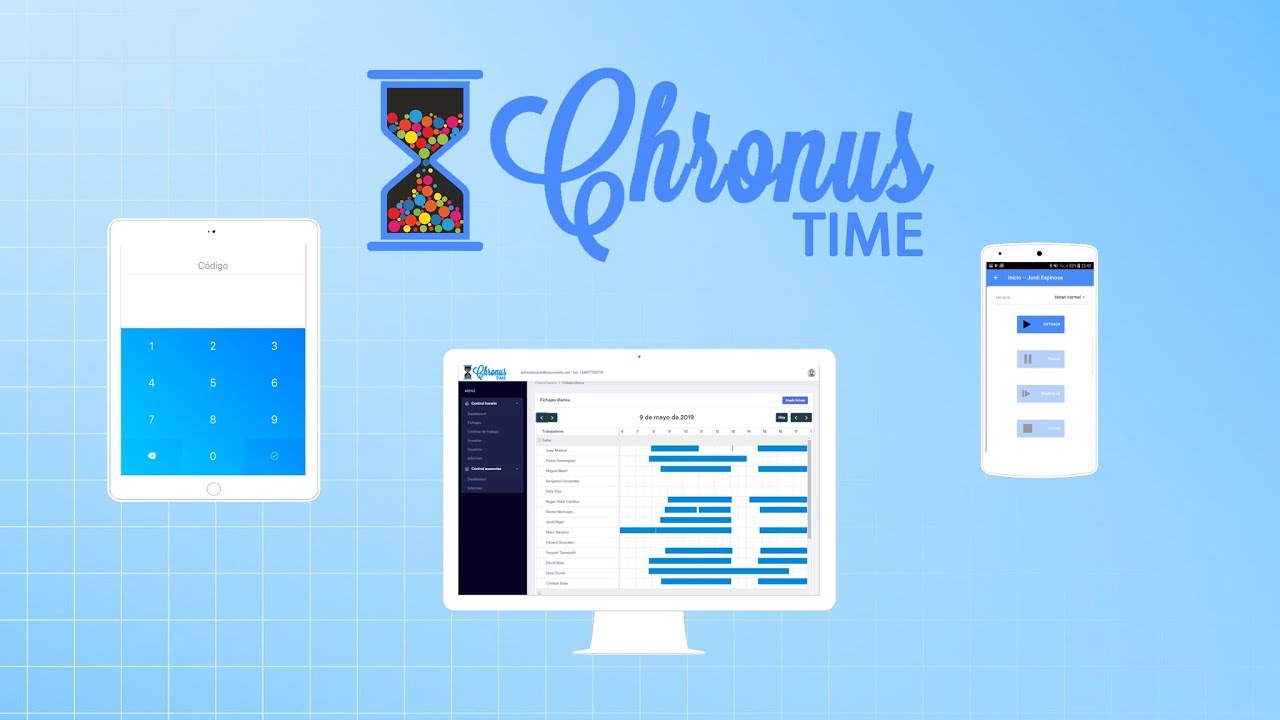 Chronus TIME - Control Horario by Microdelta - YouTube