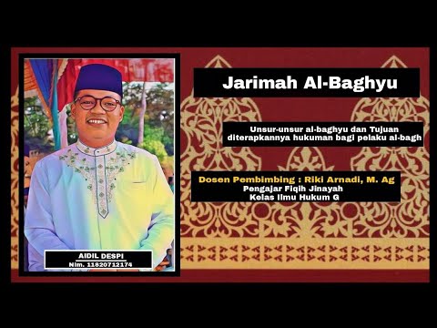 Jarimah al-Baghyu (Pemberontakan) - YouTube