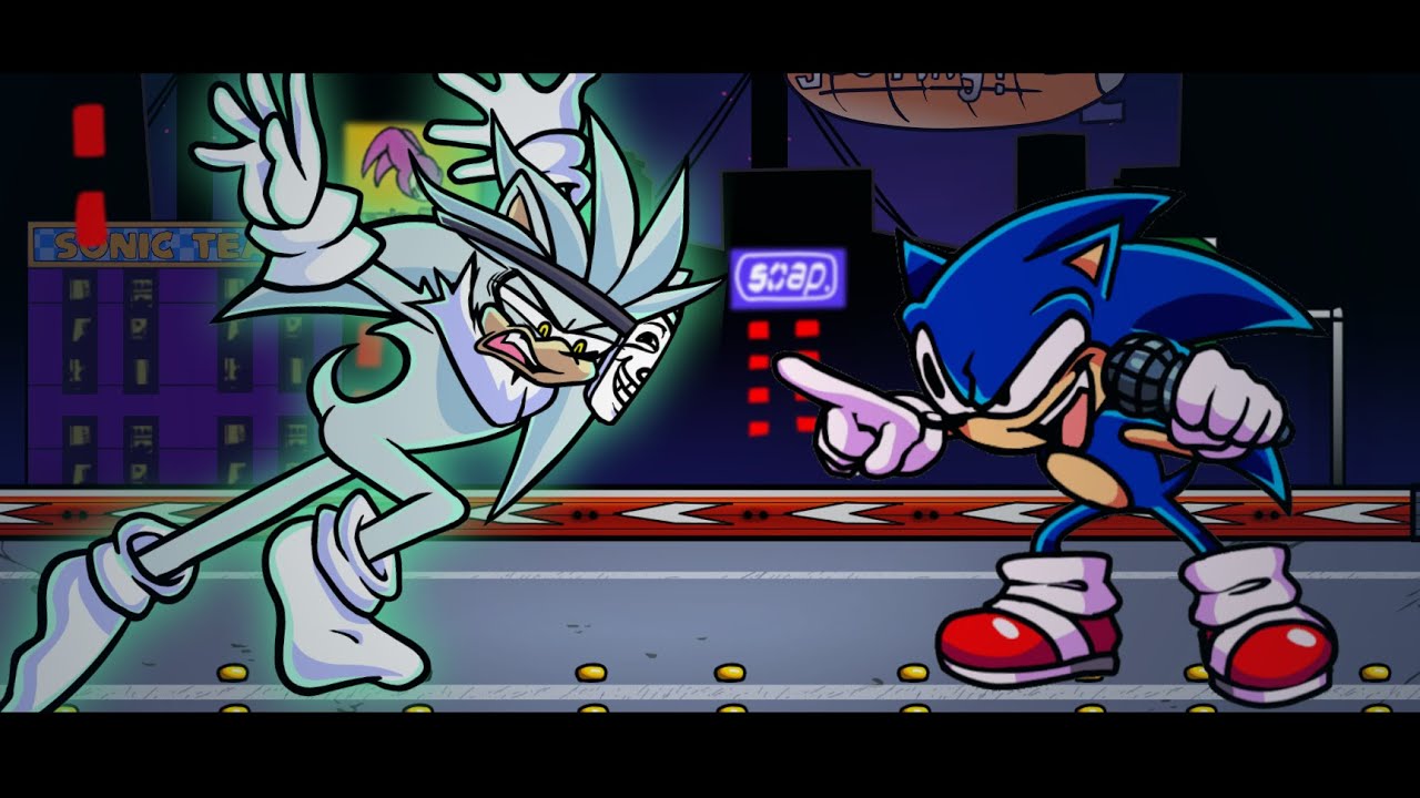 Friday Night Funkin' Adventure X Cover Silver + Sonic (+FLP) - YouTube