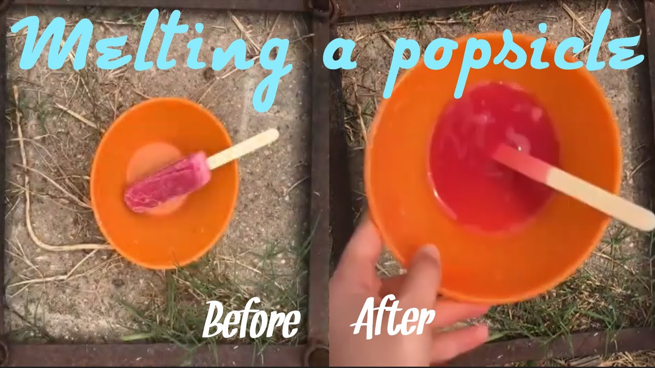 A popsicle melting in time-lapse - YouTube
