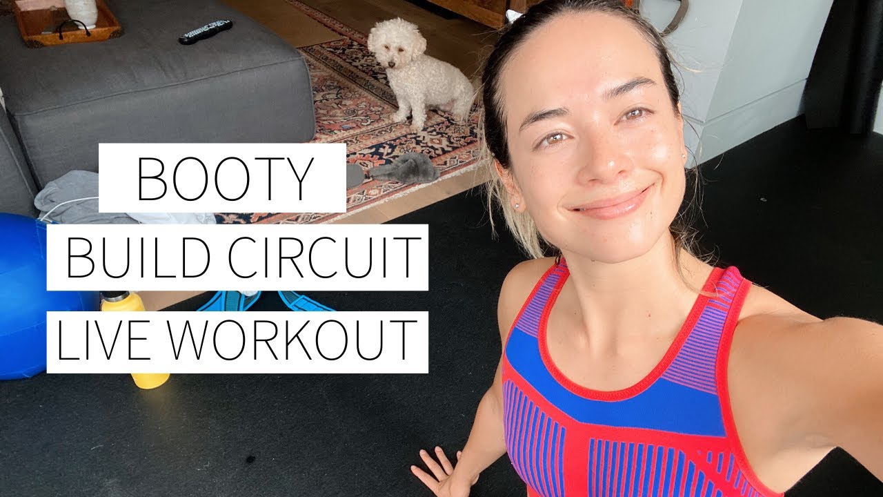 BOOTY BUILDING LIVE WORKOUT - Weights & loop bands recommended ...