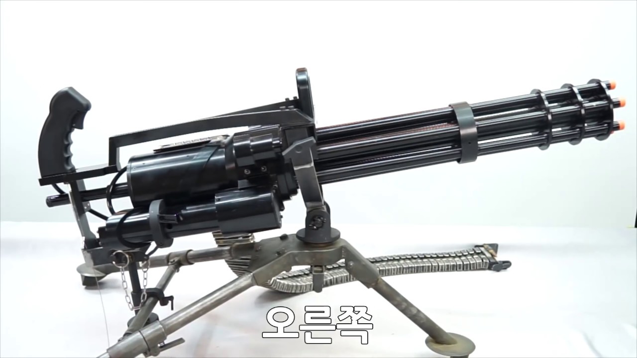 Classic Army m134 gas gun 리뷰 - YouTube