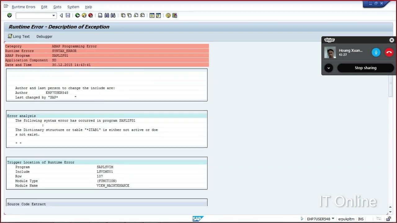 SAP ABAP: View and type group 2 #sapabap - YouTube