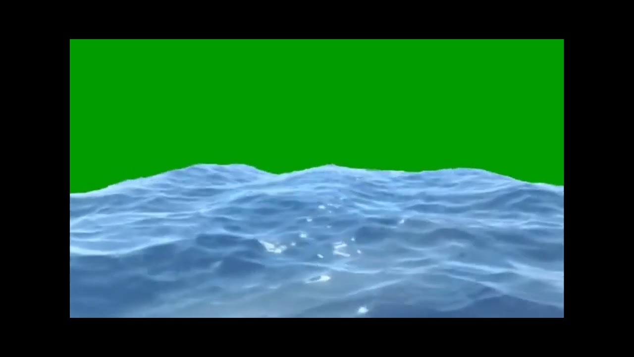 green screen ocean water - YouTube