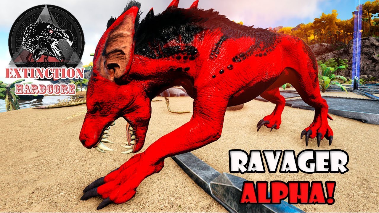DOMAMOS UM ALPHA RAVAGER!!! ep.09 -- ARK EXTINCTION HARDCORE! - YouTube