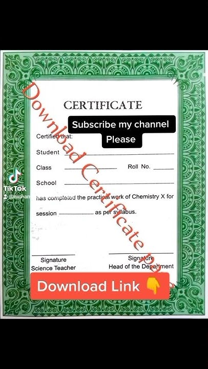 Practical Notebook Certificate page | First page of Practical Copy and ...