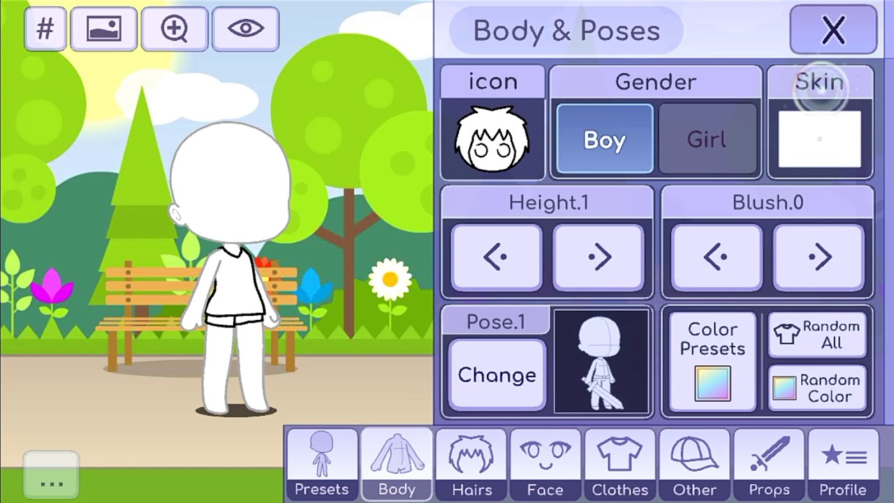 Speed making my gatcha character! - YouTube