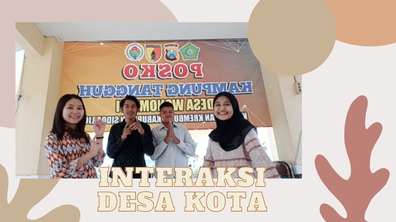 GEOGRAFI INTERAKSI DESA KOTA | Desa Wonomlati, Desa Grinting, dengan ...