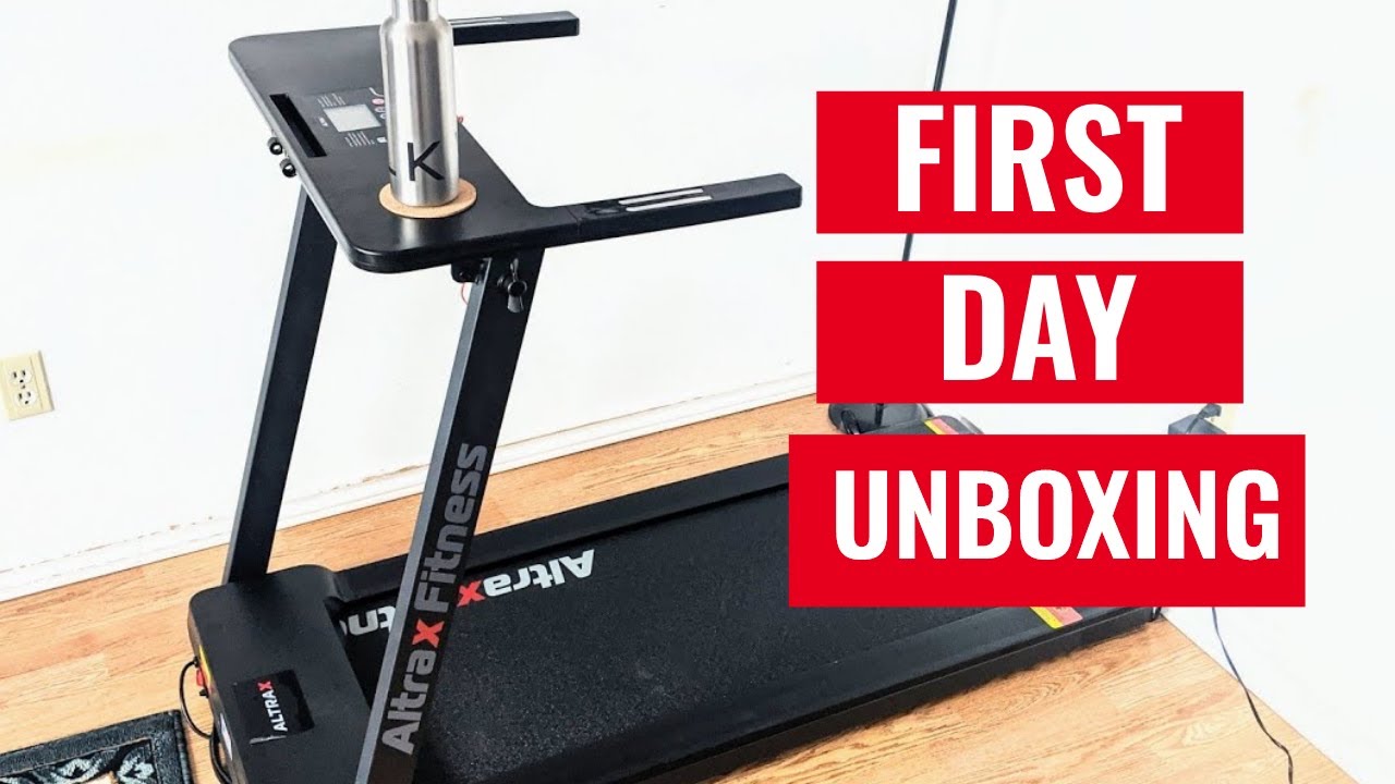 Altrax Fitness AX-T10 Foldable Treadmill | First Day Out of the Box ...