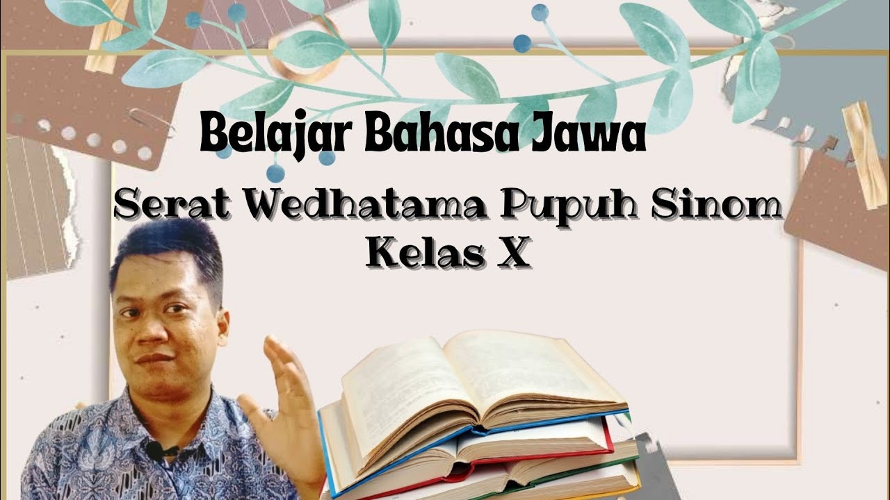 Serat Wedhatama Pupuh Sinom || Materi Serat Wedhatama Pupuh Sinom Kelas ...
