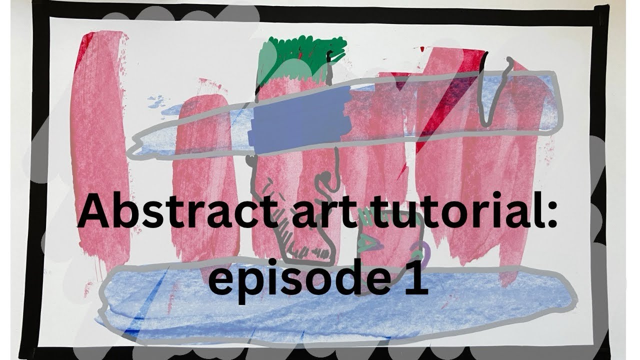 Learn to paint abstract ep. 1 - YouTube