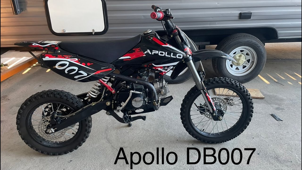 First ride on a 2021 Apollo DB007 125cc Dirtbike! - YouTube