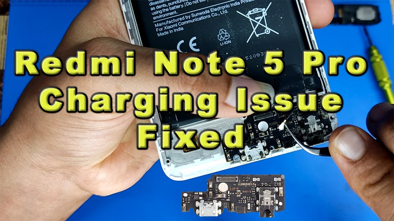#redmi Note 5 Pro Charging issue solved - YouTube