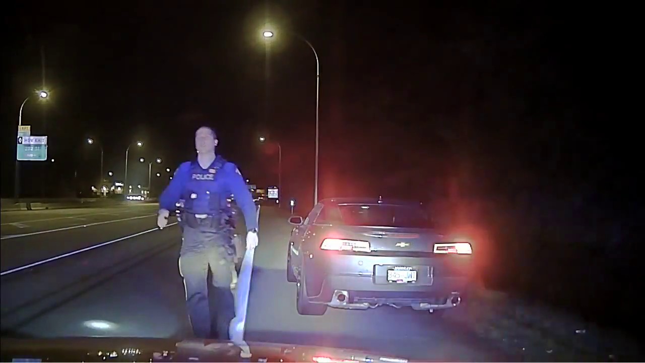 RCMP high speed chase and stops the wrong car camaro SS 1LE - YouTube