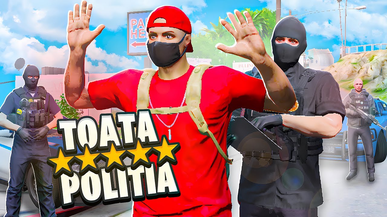 AU VENIT TOTI POLITISTII DUPA MINE pe CEL MAI MARE SERVER de GTA 5 din ...