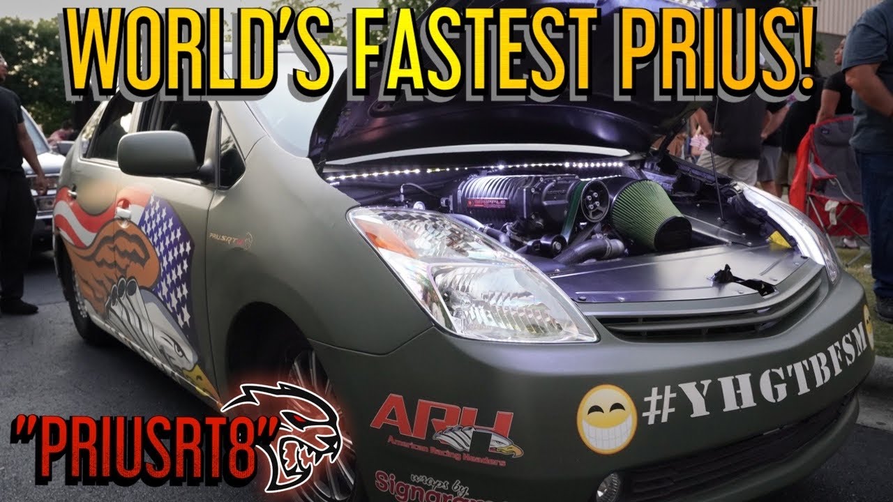 THIS HELLCAT SWAPPED PRIUS SHOULD NOT BE LEGAL!! THE WORLD'S FASTEST ...