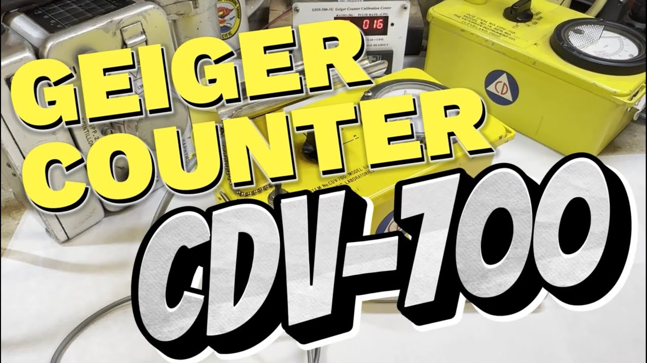 CIVIL DEFENSE CDV-700 Geiger Counter - YouTube