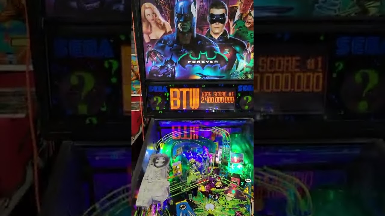 Batman Forever Pinball Machine Demo - YouTube