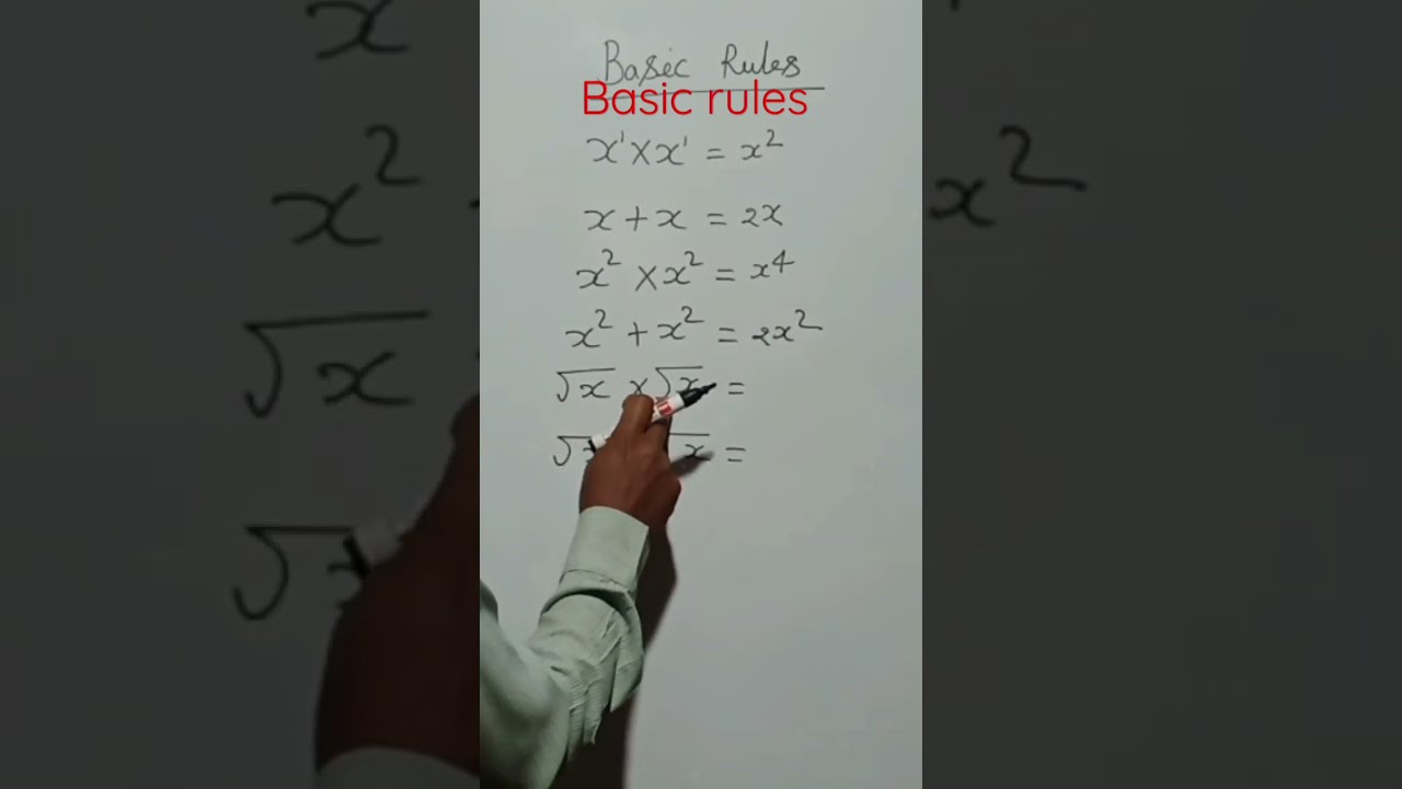 Basic Math Rules Basic Rules Of Maths viralvideo Basic Math Rules Basic Rules Of Maths viralvideo