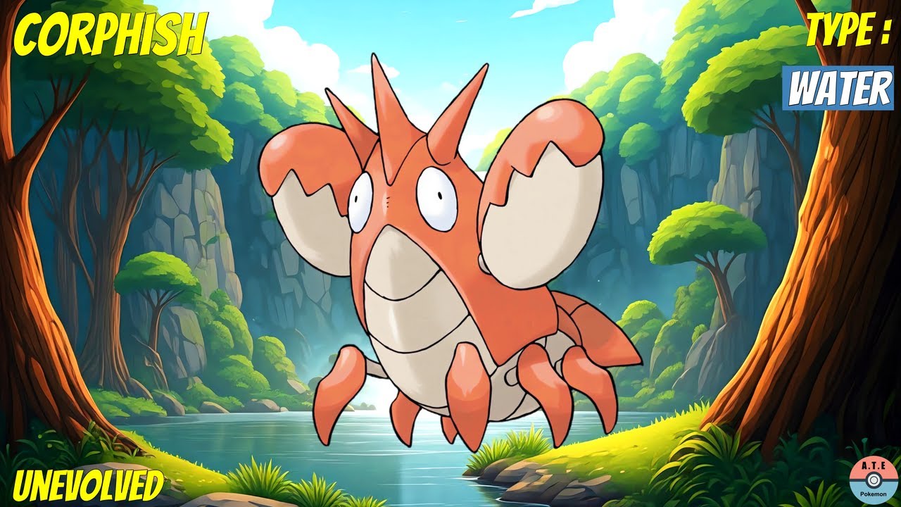 All Evolutions of Corphish - YouTube