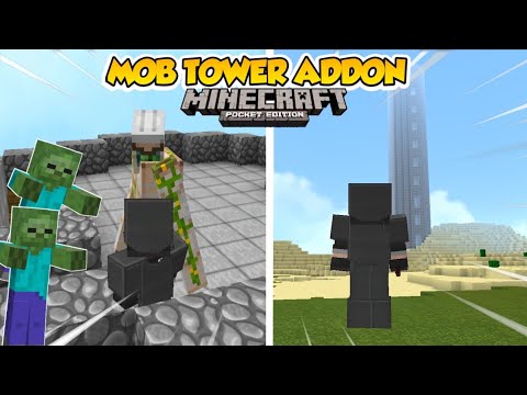 ADDON DUNGEON TOWER | MINECRAFT POCKET EDITION - YouTube