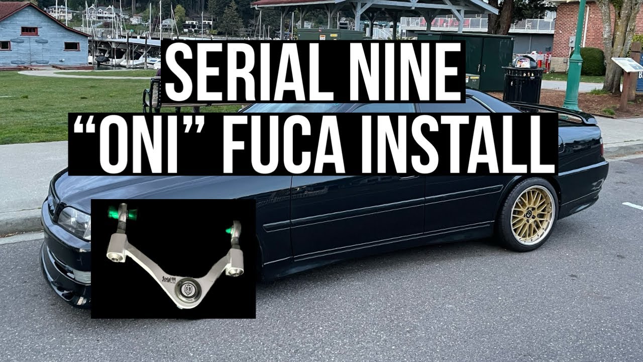 JZX100 Chaser Serial Nine ONI Front Upper Control Arm Install - YouTube