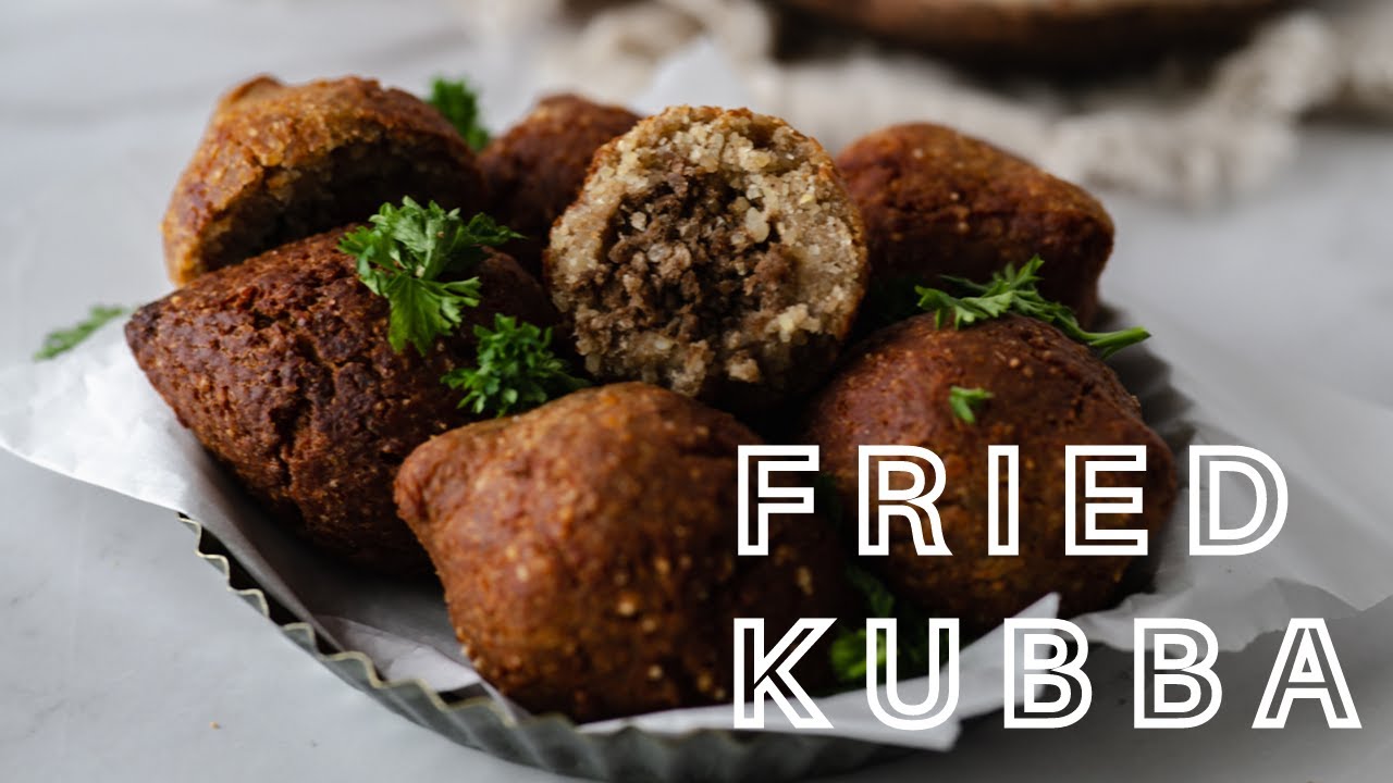 Make Fried Kubba Kibbeh Burghul With Me | كبة برغل مقلية | Arab ...