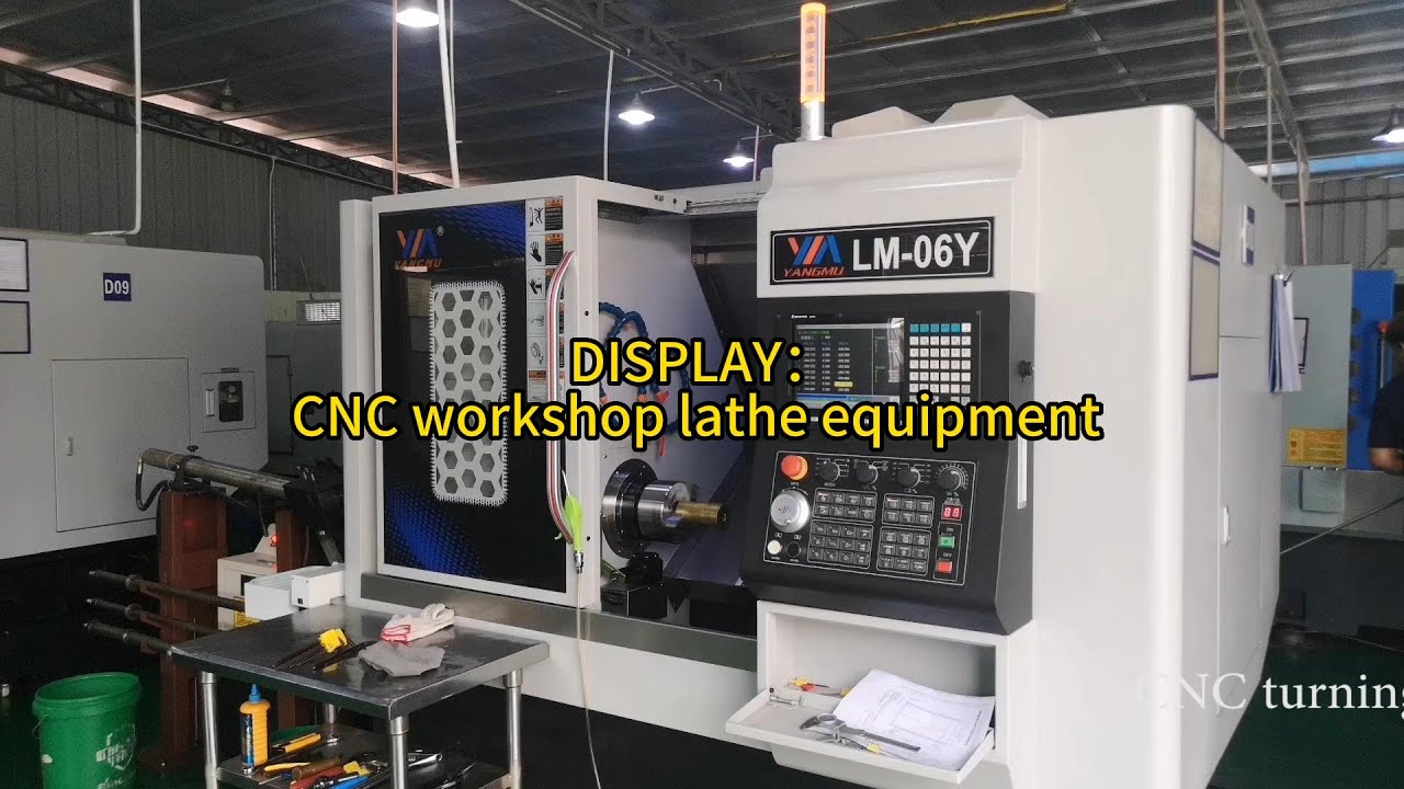Display:CNC worshop lathe equipments - YouTube