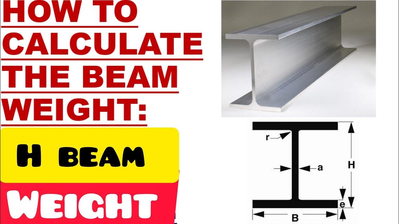 H BEAM WEIGHT CALCULATION / HOW TO CALCULATE THE WEIGHT OF THE MILD STEEL MATERIALS - H BEAM ...