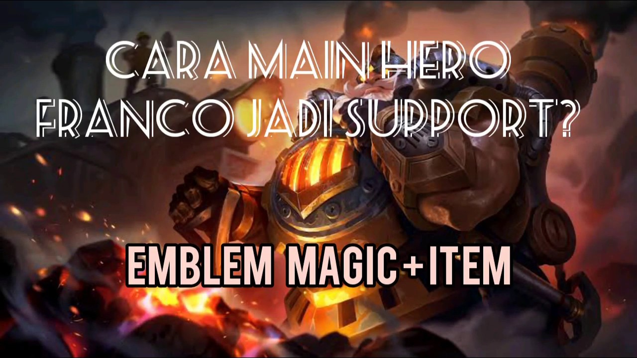 Cara main hero franco Mobile Legend Item dan emblem | How to play ...