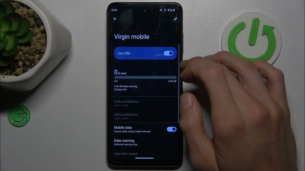 How to Restrict Data Usage on HMD Pulse+ - Set Mobile Data Limit - YouTube