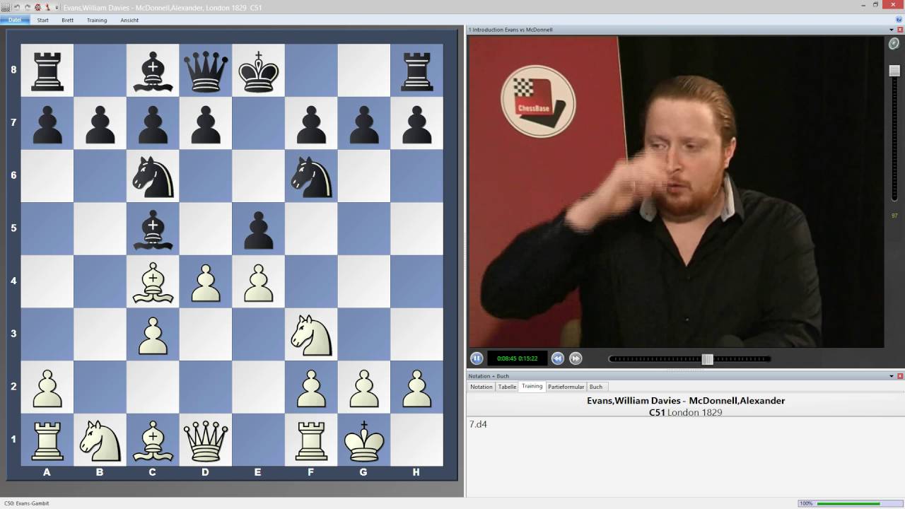 Simon Williams - Evans Gambit for the new generation - YouTube