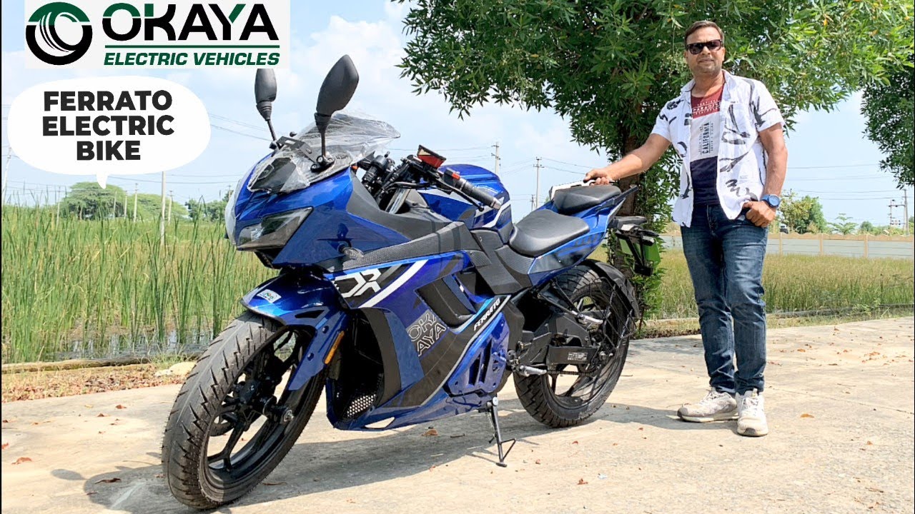 OKAYA FERRATO NEW ELECTRIC BIKE (RAKESH GOYAL 222) - YouTube