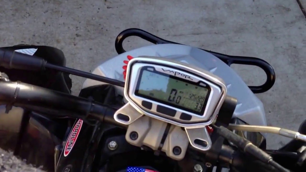 Trail tech Vapor on Polaris Outlaw ATV - YouTube