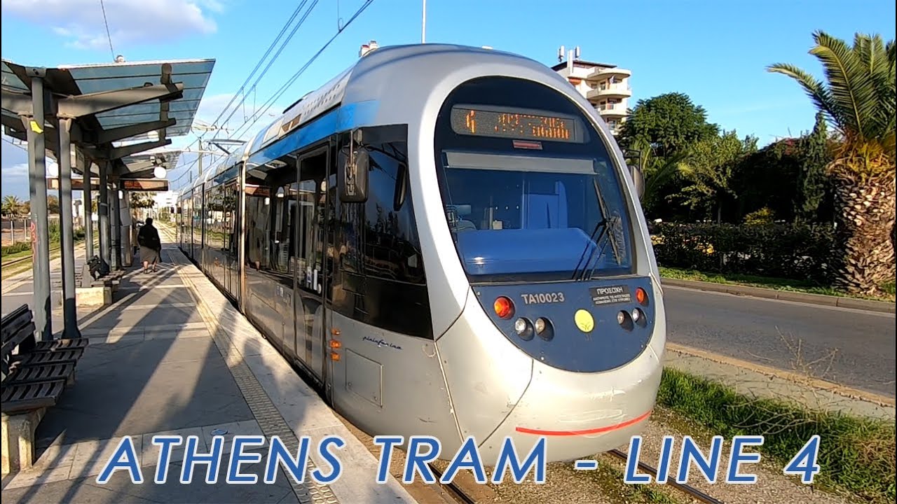 ATHENS TRAM Ride (Line 4) - YouTube