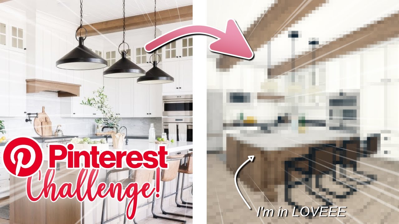Pinterest builds my Bloxburg Kitchen... (Pinterest house challenge ...