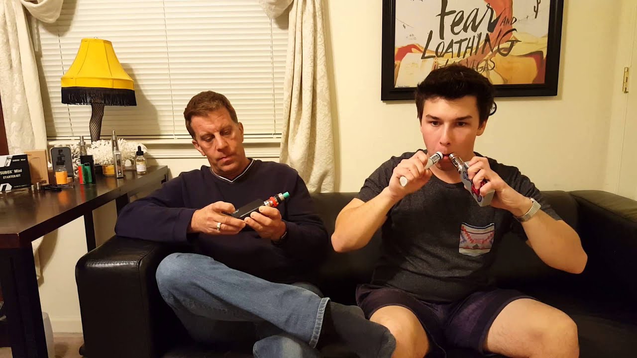 Father Son vape team: sub box mini review - YouTube