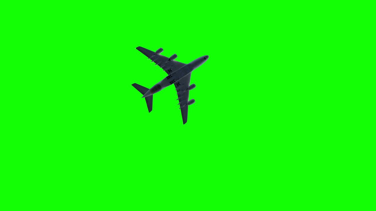 4K AIRPLANE GREEN SCREEN | 60FPS | AEROPLANE FLIGHT GREEN SCREEN ...