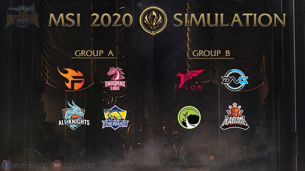 MSI 2020 SIMULATION | PLAY-IN - YouTube