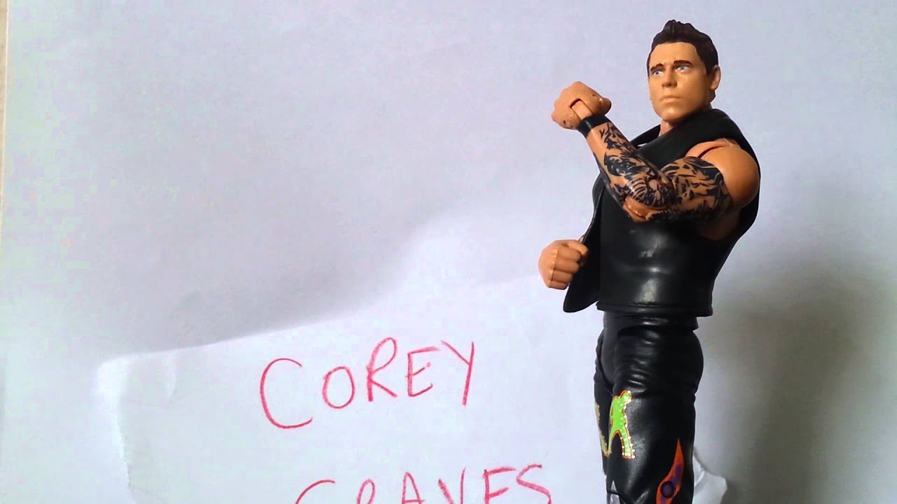 How to make a Corey Graves wwe figure - YouTube