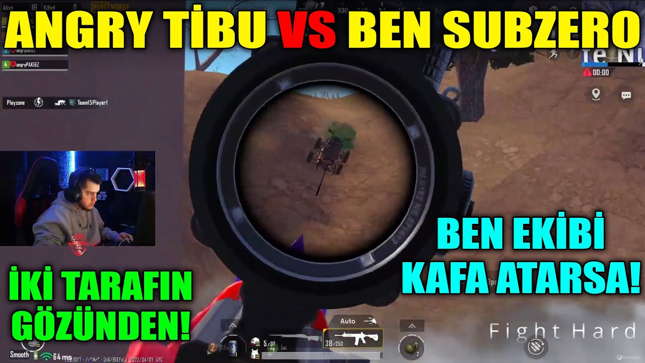 ANGRY TİBU VS BEN SUBZERO Pubg Mobile Yayıncı Karşılaşmaları - YouTube