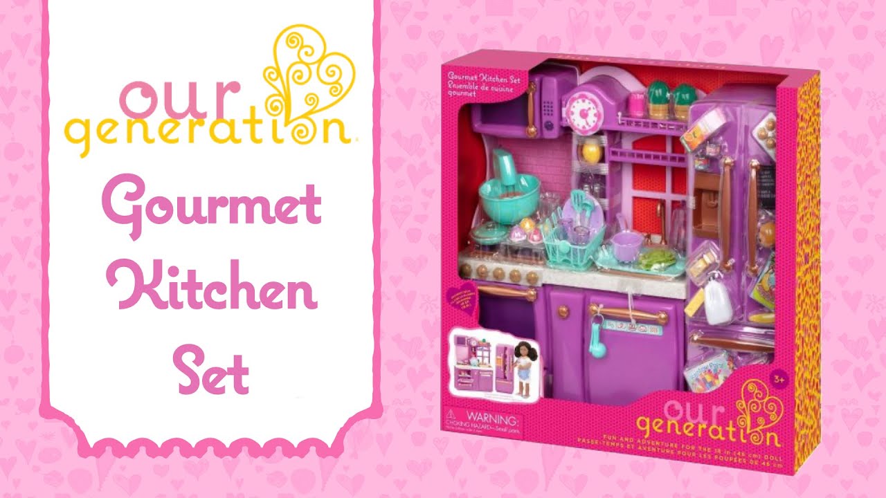Our Generation | Gourmet Kitchen Set - YouTube