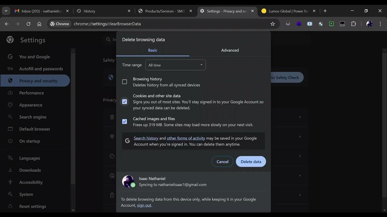 How to delete cache files - YouTube