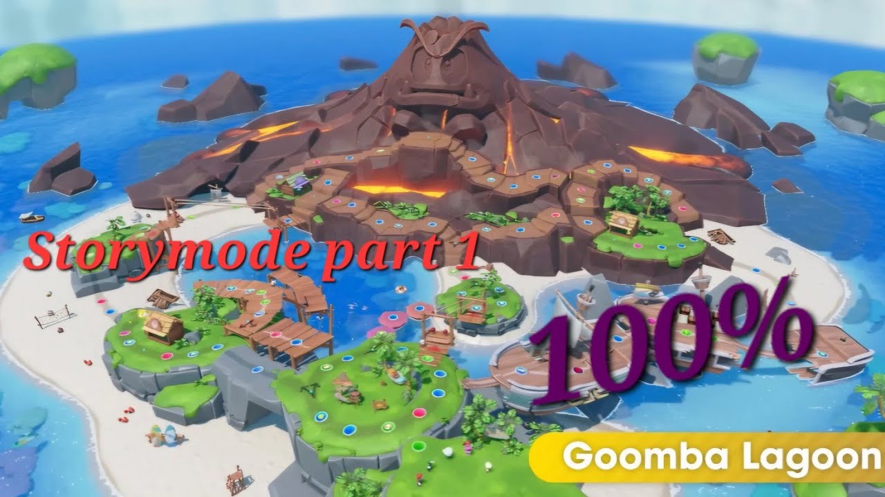 100% Story mode-Goomba Lagoon-Super Mario party jamboree! Part 1 - YouTube