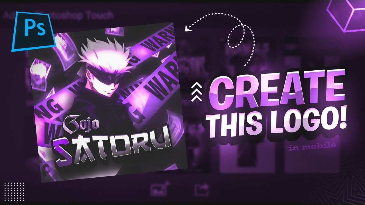 HOW TO CREATE ANIME PFP LOGO || GOJO SATORU || FULL TUTORIAL ...